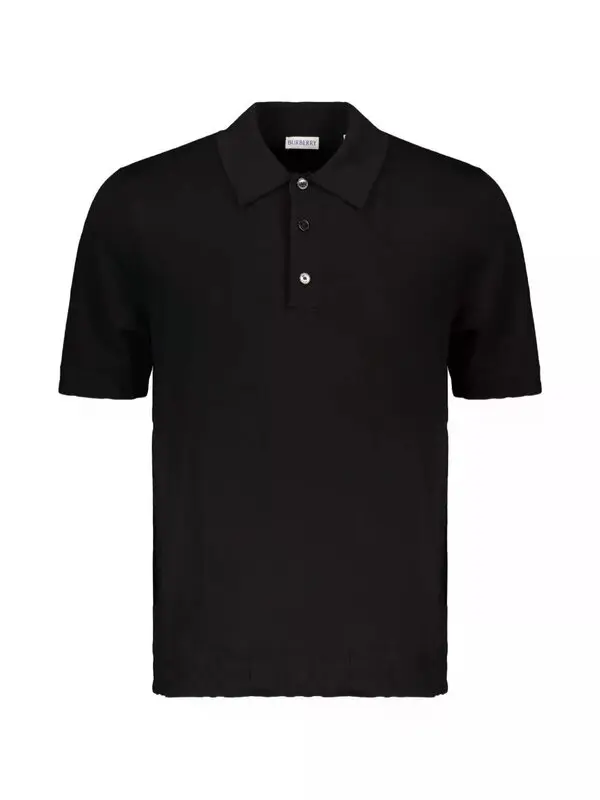 Burberry Short-sleeved Polo Shirt - Black