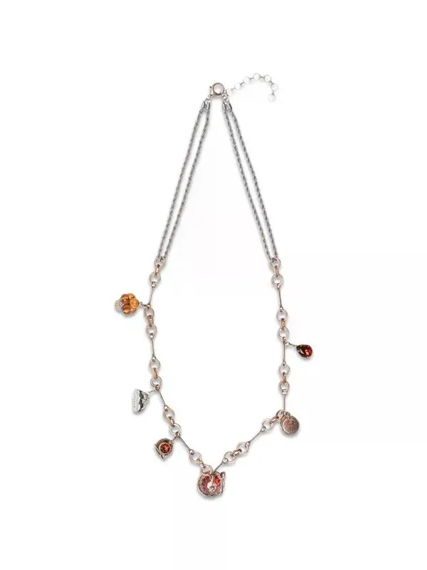 Max Mara Charm-detail Necklace - Gold