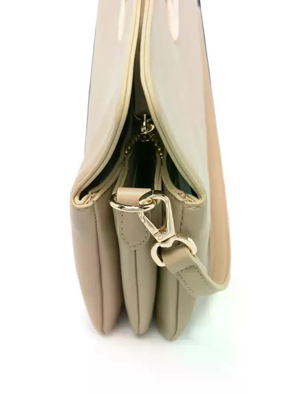 TWINSET Cut-out Handle Tote Bag - Neutrals
