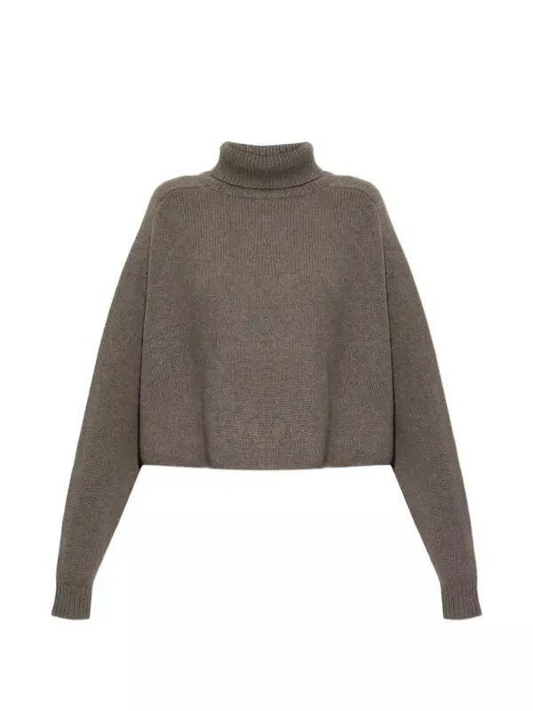 LISA YANG Cathie Turtleneck Sweater - Brown
