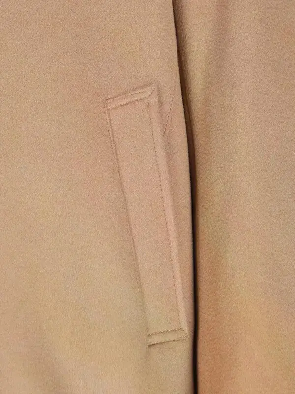 Herno High-neck Camel Hair Jacket