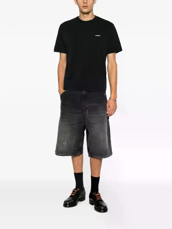 Vetements Logo-print Short-sleeve T-shirt - Black