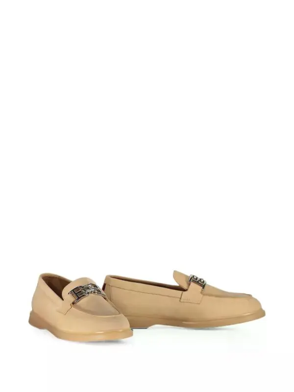 Bally Logo-plaque Leather Loafers