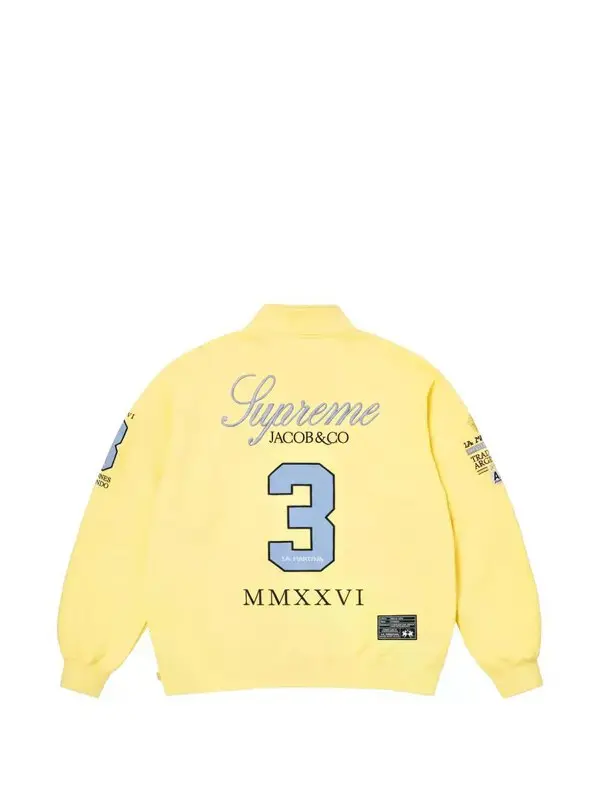 Supreme X La Martina X Jacob & Co Zip-up Sweatshirt - Yellow