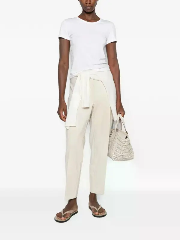Marina Rinaldi Button-fastening Straight-leg Trousers
