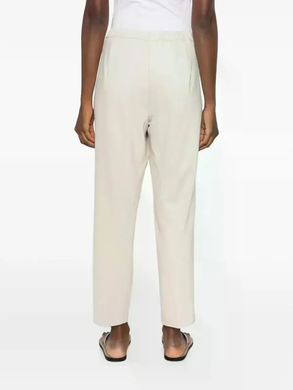 Marina Rinaldi Button-fastening Straight-leg Trousers