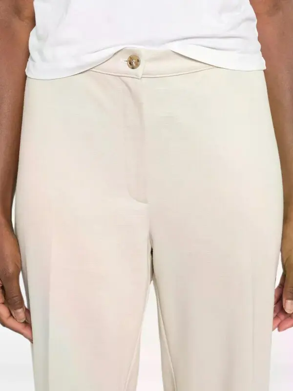 Marina Rinaldi Button-fastening Straight-leg Trousers