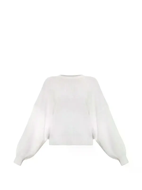 LISA YANG Veira Balloon-sleeve Sweater - White