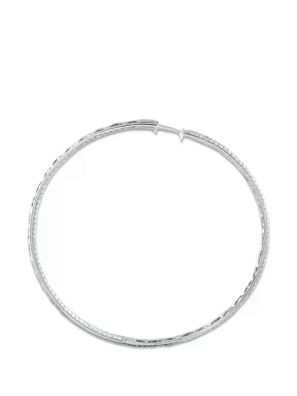 LB EXCLUSIVE Diamond Hoop Earrings