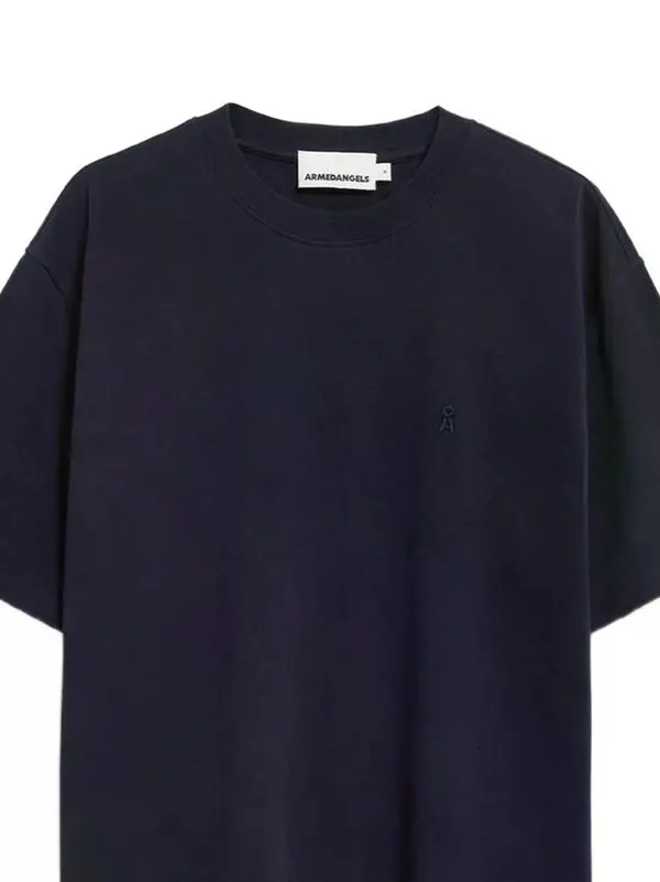 ARMEDANGELS Maarkos Heavy-weight T-shirt - Blue