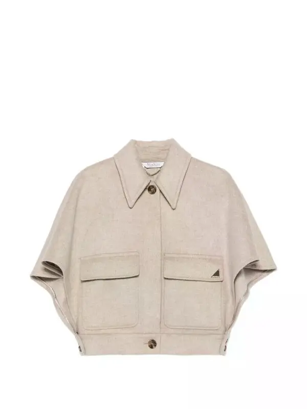 Max Mara Dream Cape Jacket - Neutrals