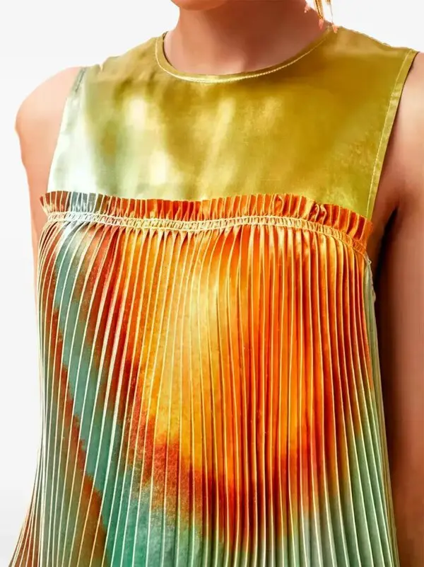 Ulla Johnson Pleated Ombré Blouse