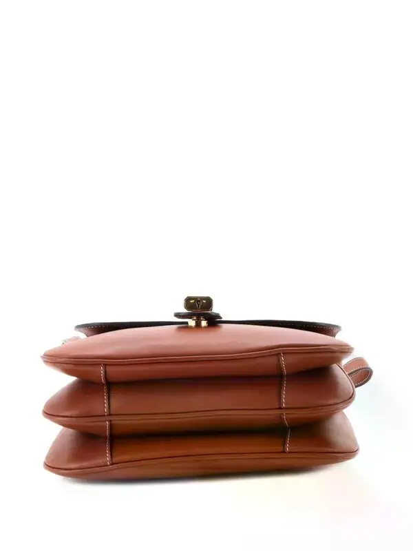 Celine Tabou Bag Smooth Calfskin Medium Crossbody Bag - Brown