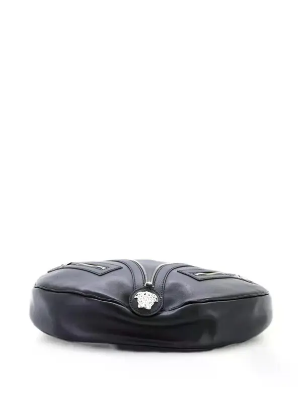 Versace Repeat Leather Large Hobo Bag