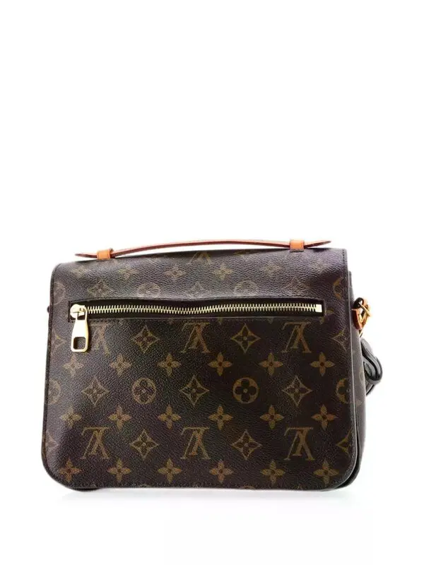LOUIS VUITTON Monogram Canvas Pochette Metis Crossbody Bag - Brown