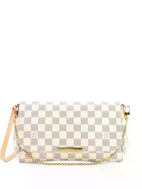 LOUIS VUITTON Damier Mm Crossbody Bag - White