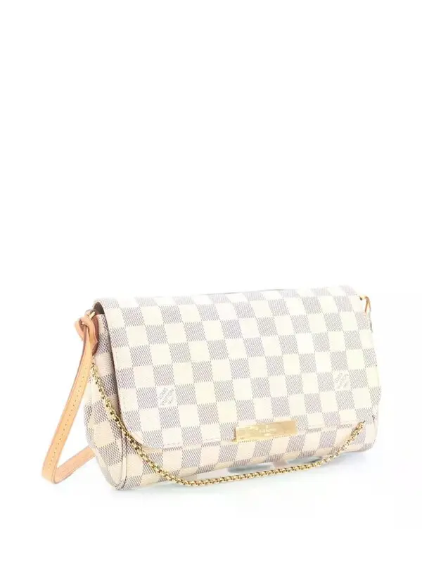 LOUIS VUITTON Damier Mm Crossbody Bag - White