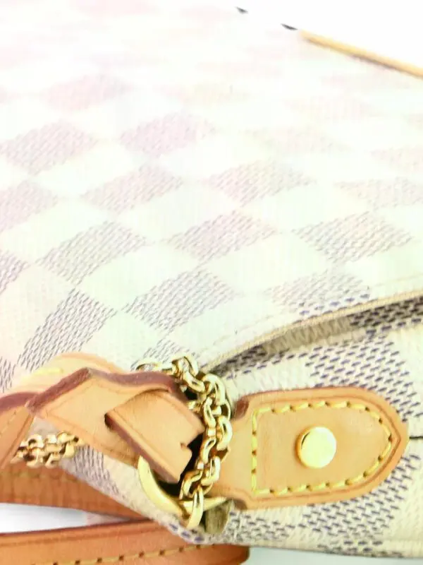 LOUIS VUITTON Damier Mm Crossbody Bag - White