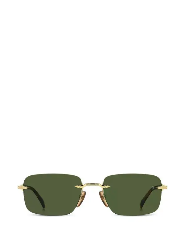 DB EYEWEAR BY DAVID BECKHAM Rimless Rectangle Sunglasses