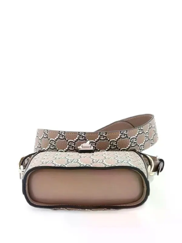 Gucci Bucket Gg Shadow Leather Mini Shoulder Bag