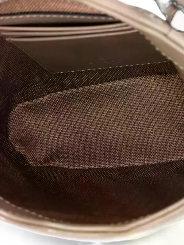 Gucci Bucket Gg Shadow Leather Mini Shoulder Bag