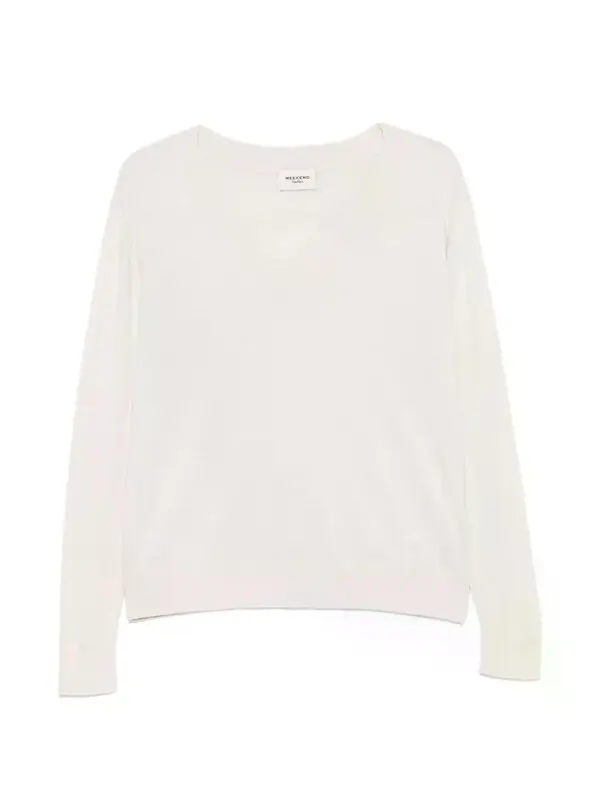 Max Mara Talamo V-neck Sweater - White