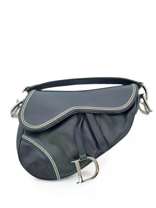 Dior Saddle Leather Shoulder Bag