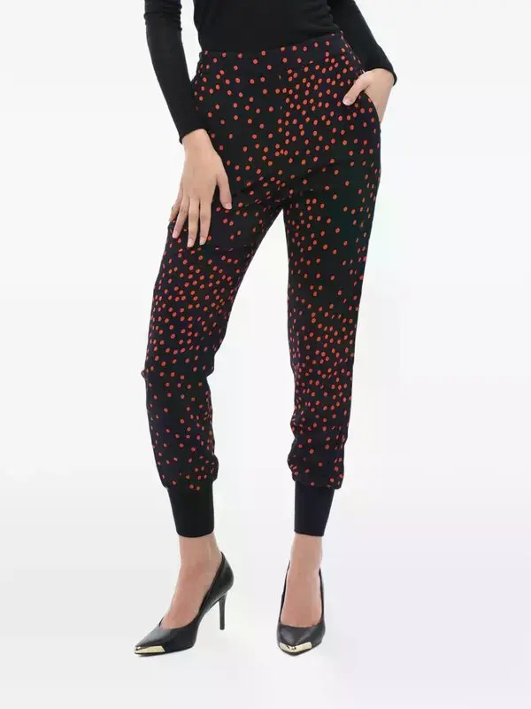 Stella McCartney Julia Polka-dot Trousers - Black