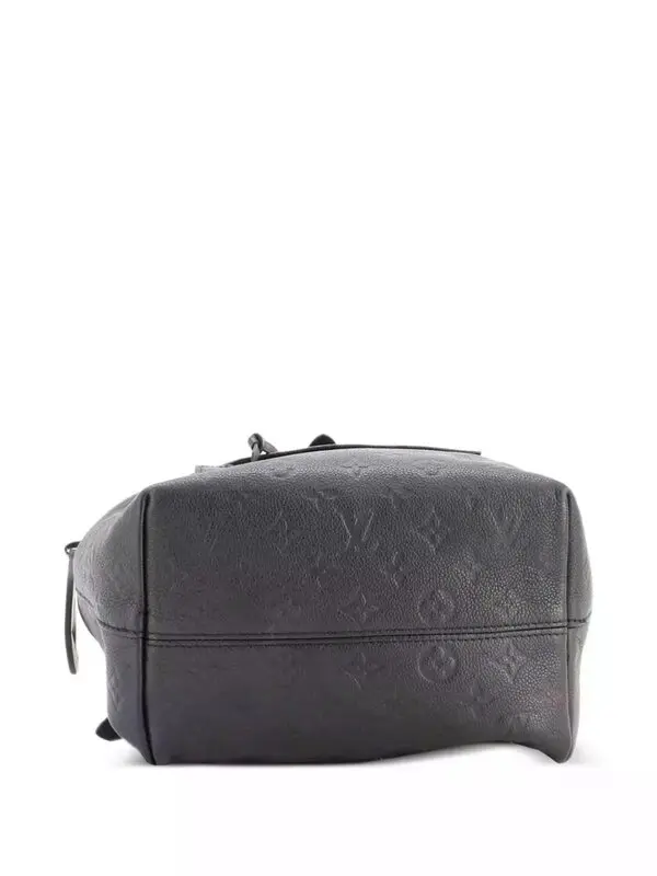 LOUIS VUITTON Montsouris Nm Monogram Empreinte Leather Pm Backpack - Black