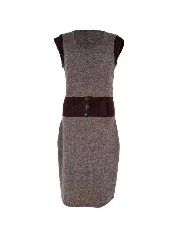 Dior Button Detail Knit Dress