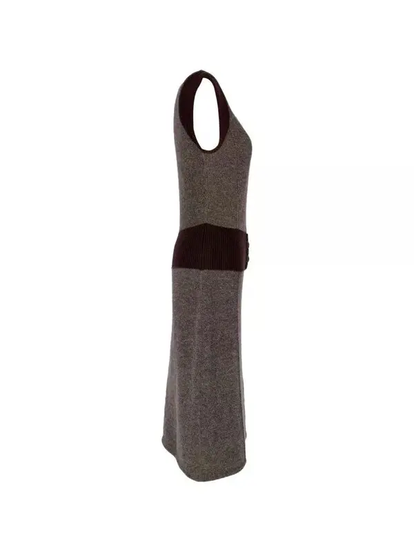 Dior Button Detail Knit Dress