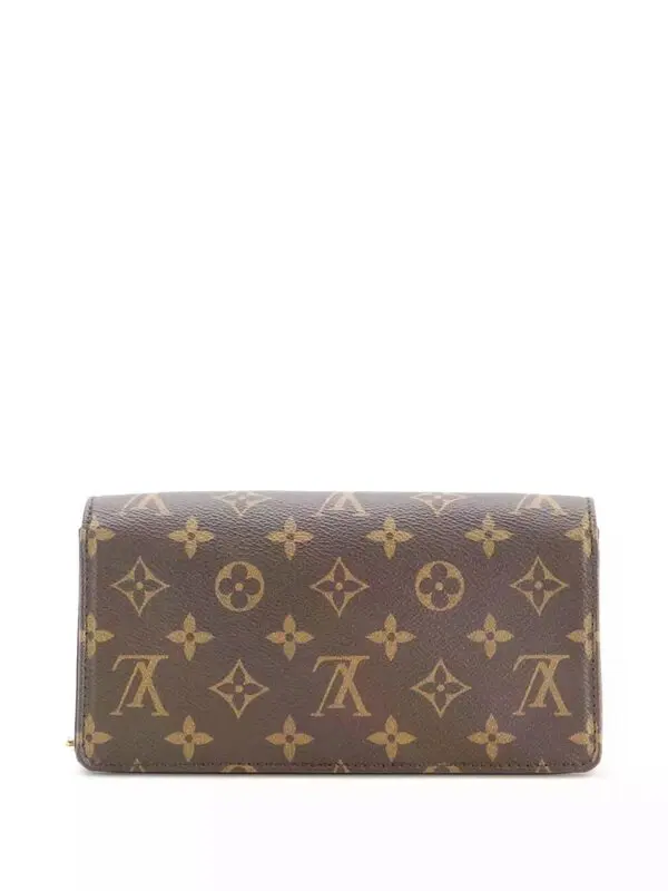 LOUIS VUITTON Lily Wallet On Chain Monogram Canvas Crossbody Bag