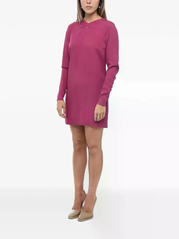 Dsquared2 Long-sleeve Logo Charm Mini Dress