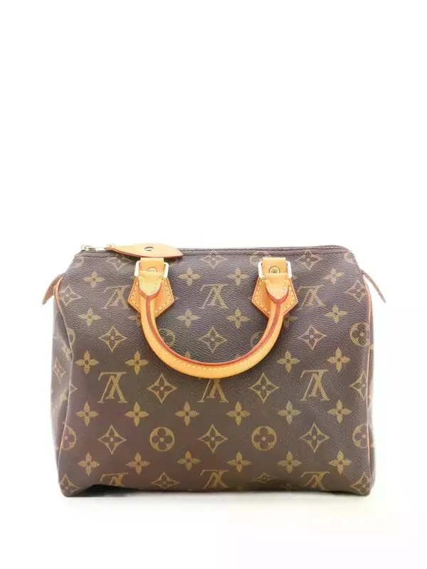LOUIS VUITTON Speedy Handbag Monogram Canvas 25 Satchel