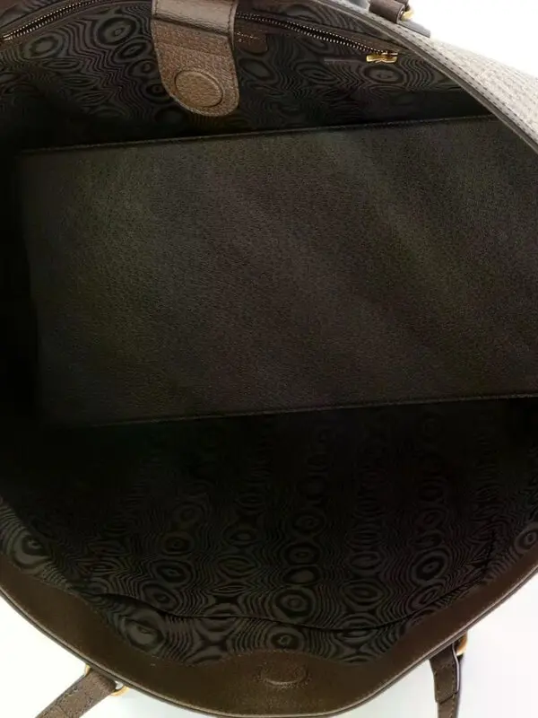 Balenciaga X Gucci The Hacker Project Graffiti Bb Coated Canvas Large Tote Bag