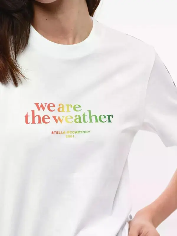 Stella McCartney Slogan Print Short Sleeve T-shirt