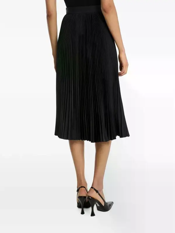 Michael Kors Pleated Midi Skirt With Slit