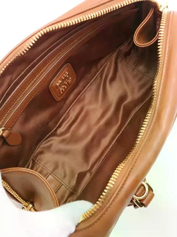 Miu Miu 2010-2026 Leather Arcadie Satchel