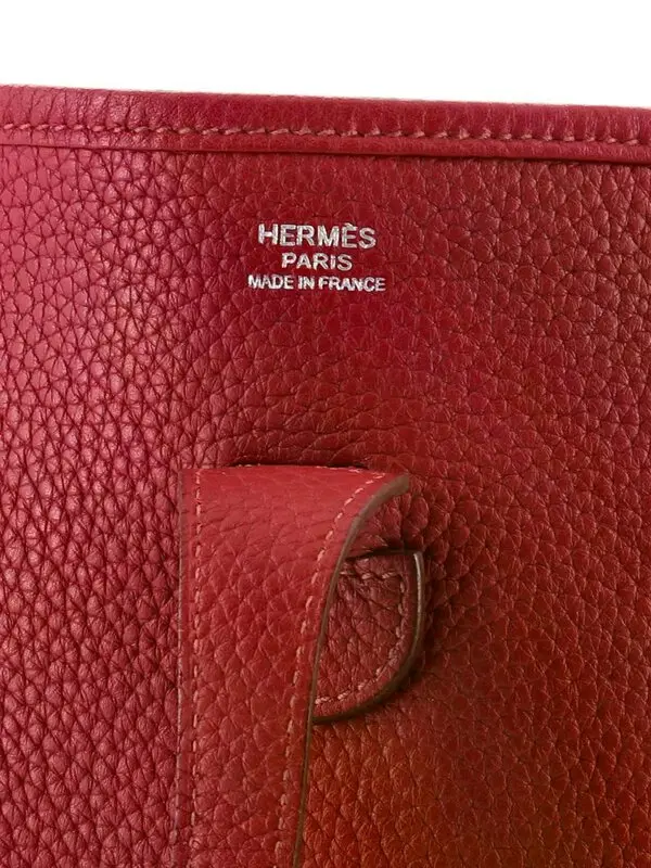 Hermès Evelyne Clemence Pm Bag - Red