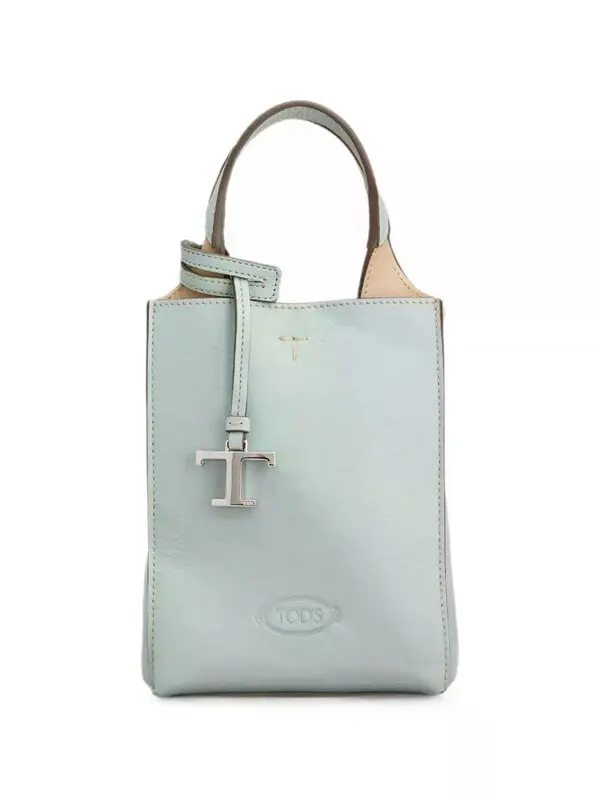 TOD'S T Timeless Leather Tote Bag