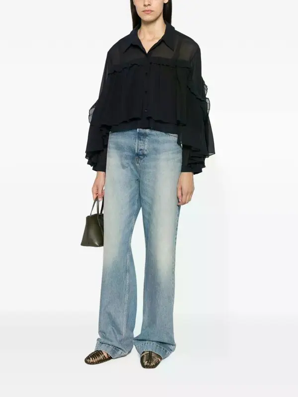 Dorothee Schumacher Ruffled Silk Blouse