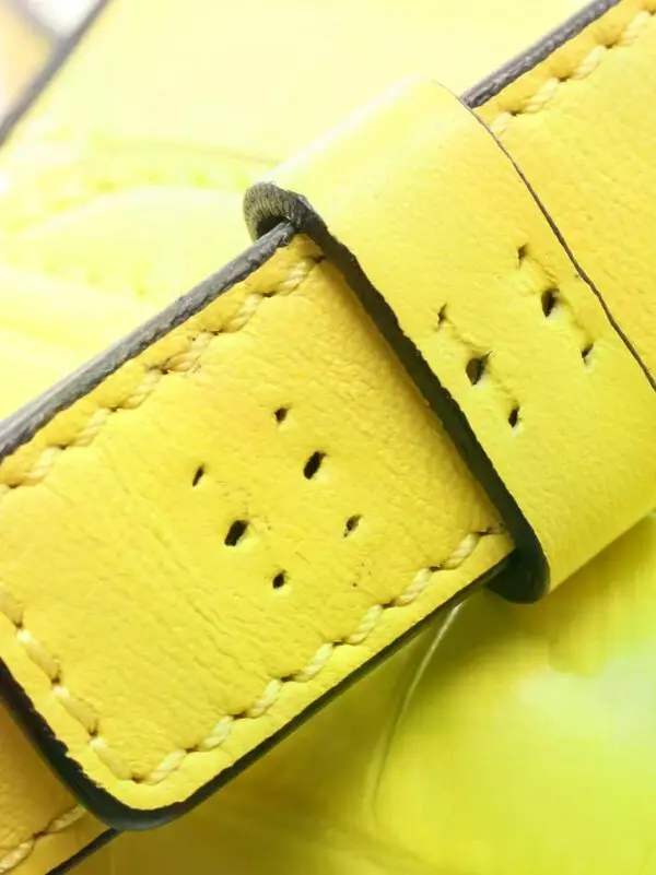 Chloé Leather Crocodile-effect Shoulder Bag