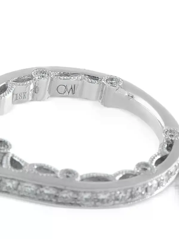 LB EXCLUSIVE 18k White Gold Diamond Band - Silver