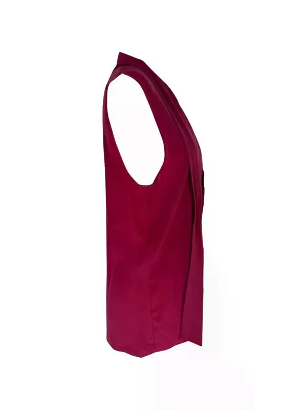Gucci V-neck Sleeveless Blouse