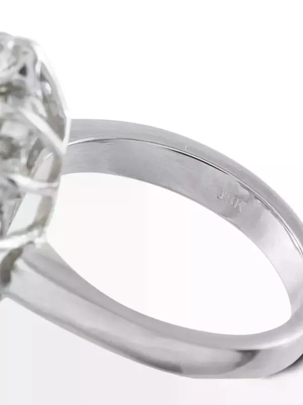 LB EXCLUSIVE 18k White Gold Opal And Diamond Ring