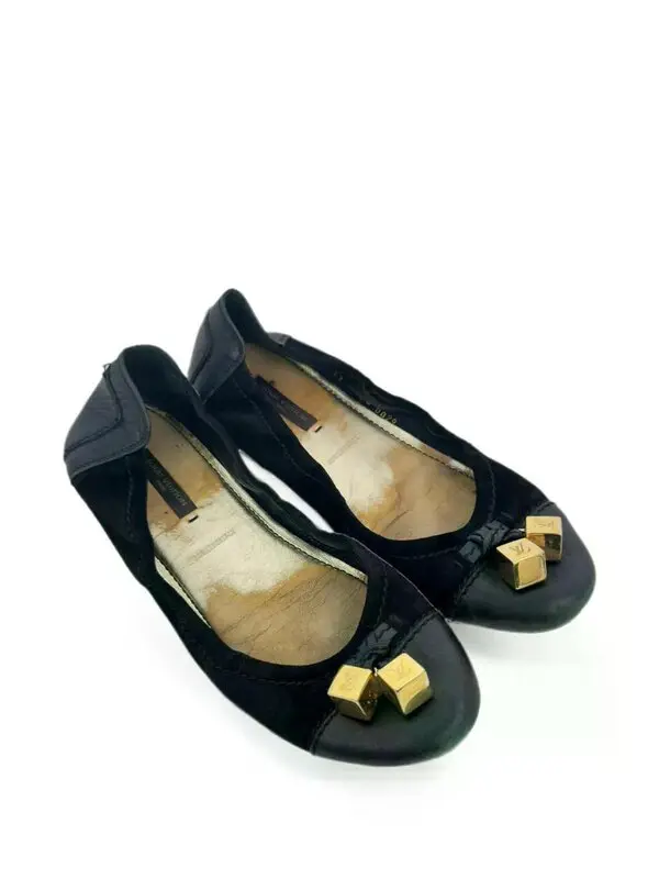 LOUIS VUITTON Monogram Cube Ballet Flats