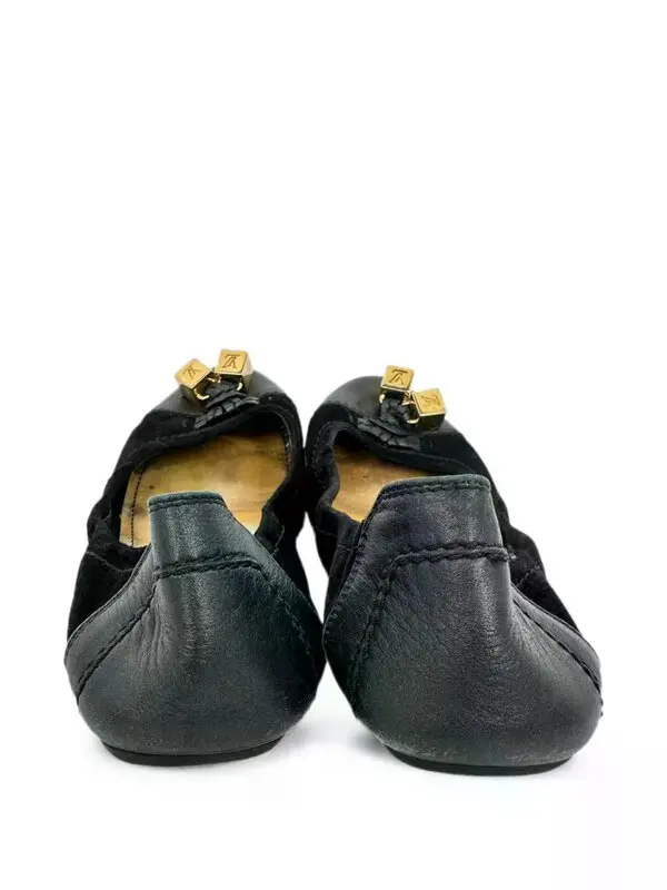 LOUIS VUITTON Monogram Cube Ballet Flats