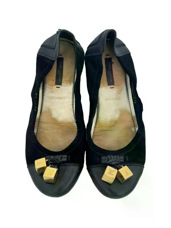 LOUIS VUITTON Monogram Cube Ballet Flats