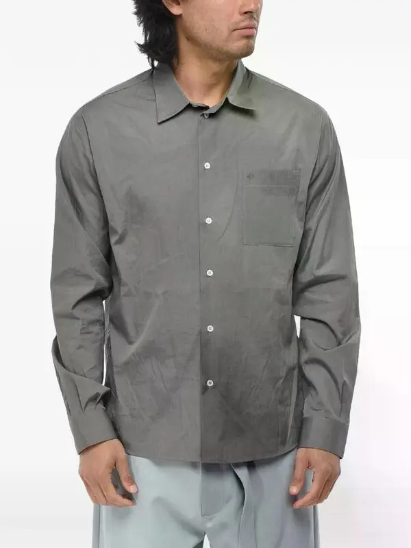 Off-White Embroidered-logo Poplin Shirt