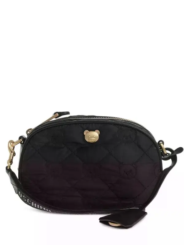 Moschino Teddy Detail Quilted Cross Body Bag